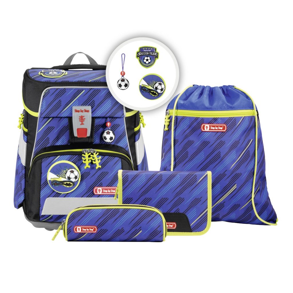 Step by Step Space 5-teilig. Ranzen-Set - Leder Meißner