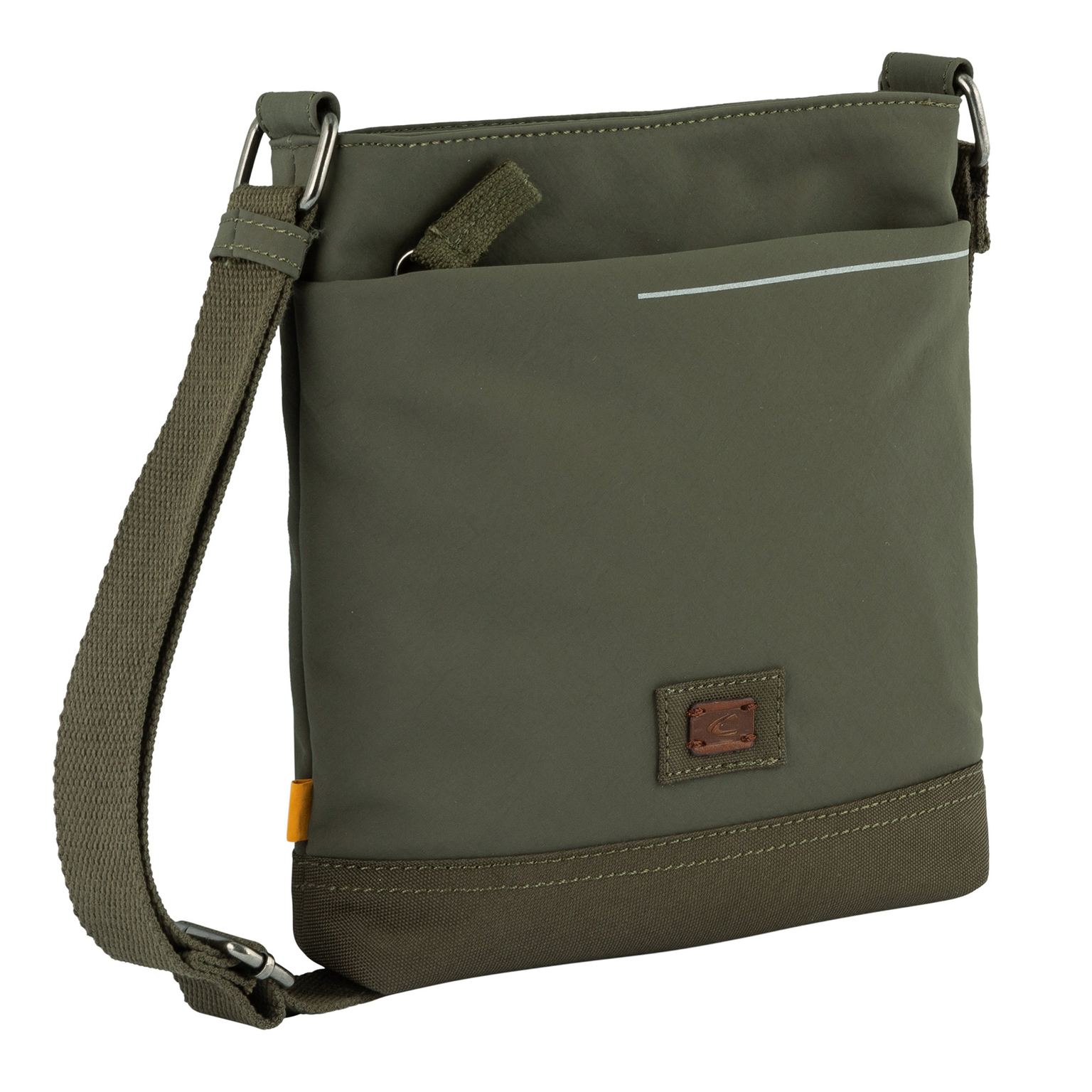 Camel City Crossbag S khaki - Leder Meißner