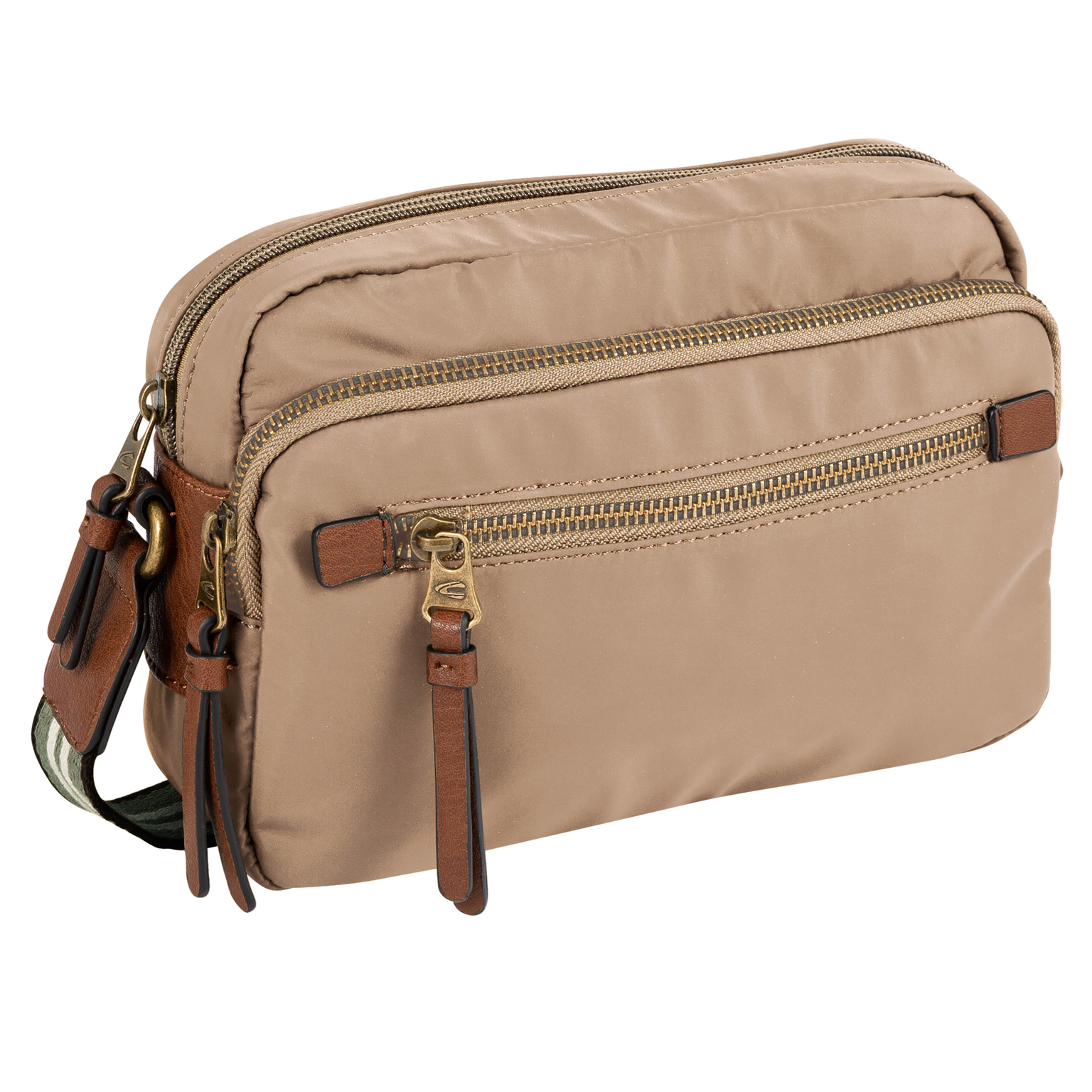 Camel Bari Cross Bag M beige - Leder Meißner