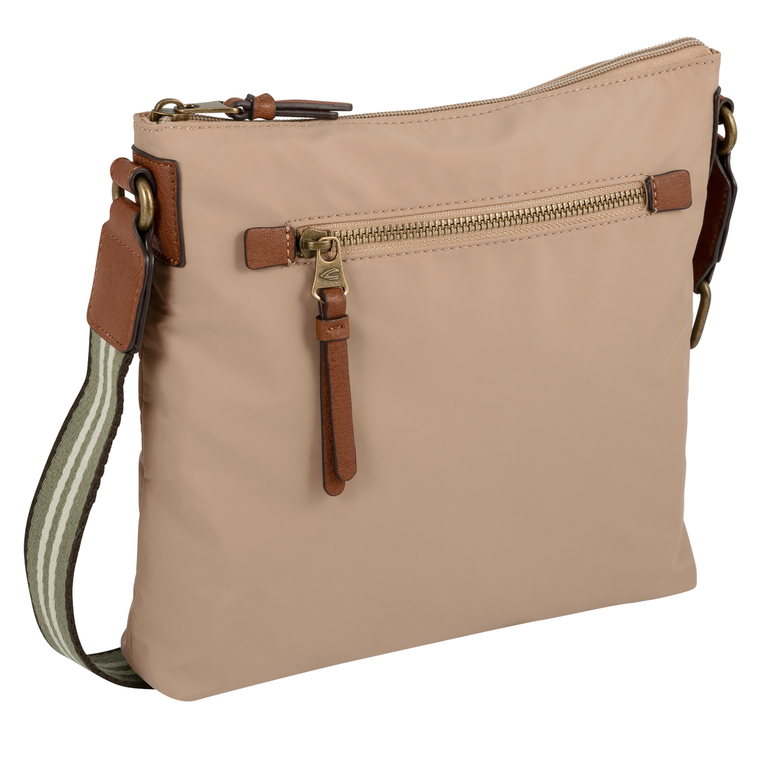 Camel Bari Cross Bag L beige - Leder Meißner