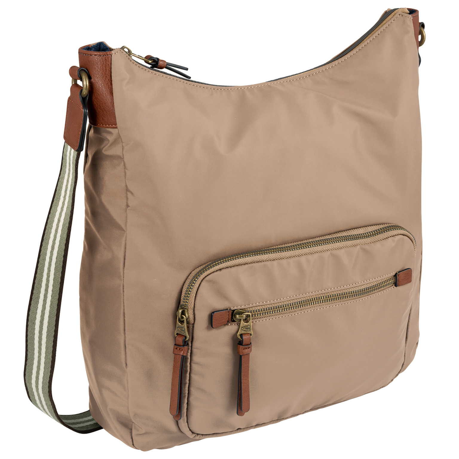 Camel Bari Hobo Bag beige - Leder Meißner