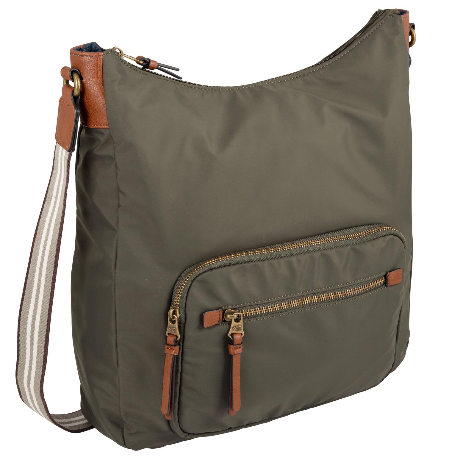 Camel Bari Hobo Bag khaki - Leder Meißner