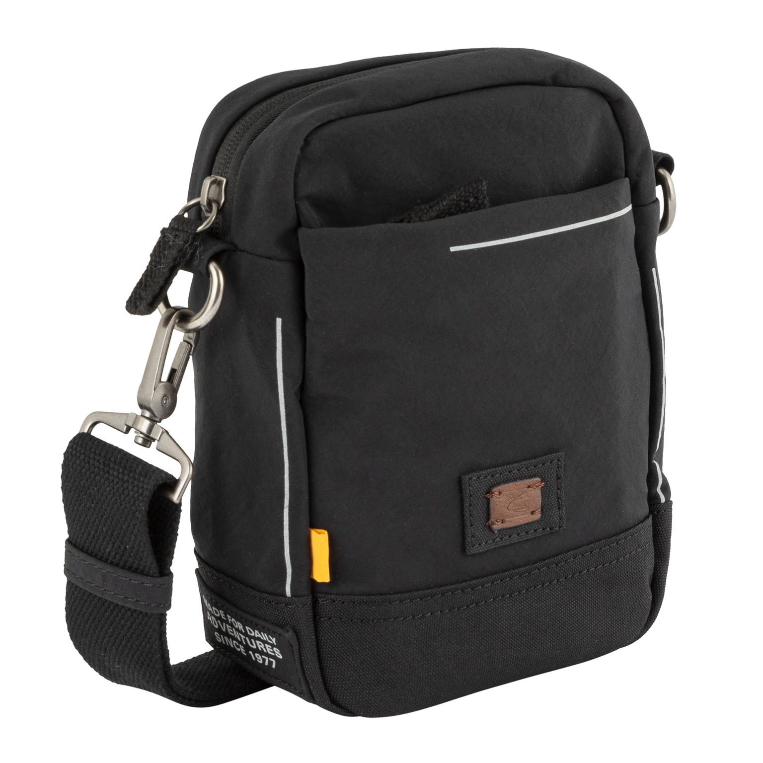 Camel City Cross Bag XS black - Leder Meißner