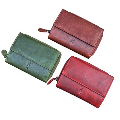 Jack Kinsky Risör 512 Damenbörse mit RFID Schutz - Leder Meißner